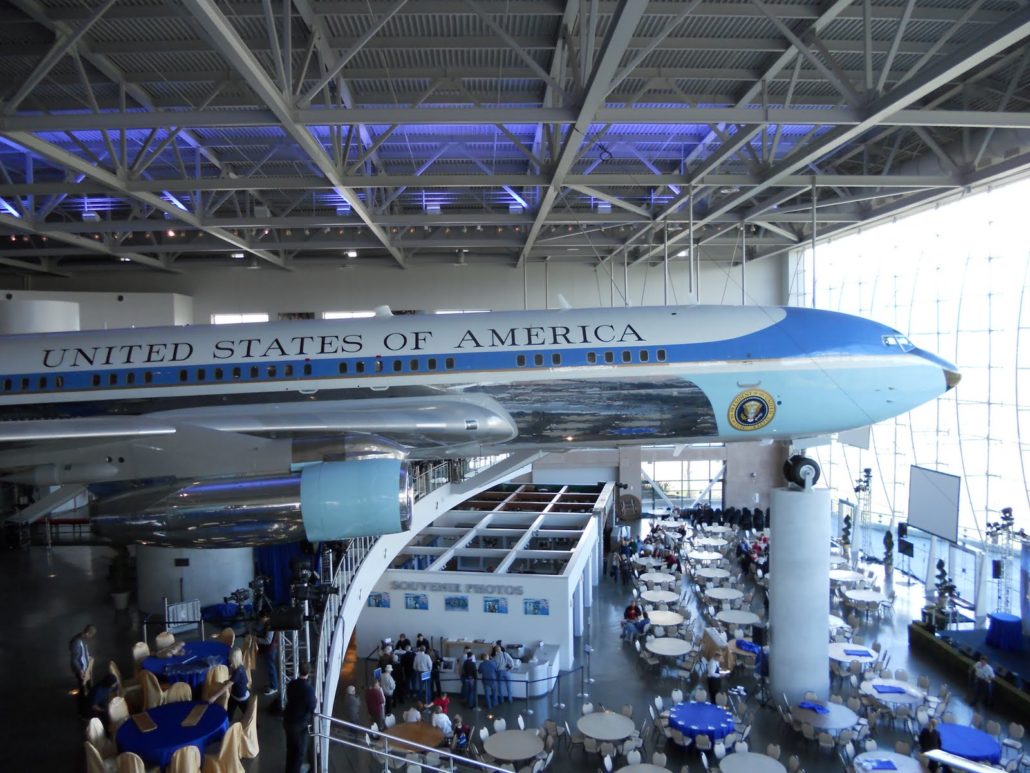 Air Force One at Ronald Reagan Library. Photo Credit: Reagan Library ...
